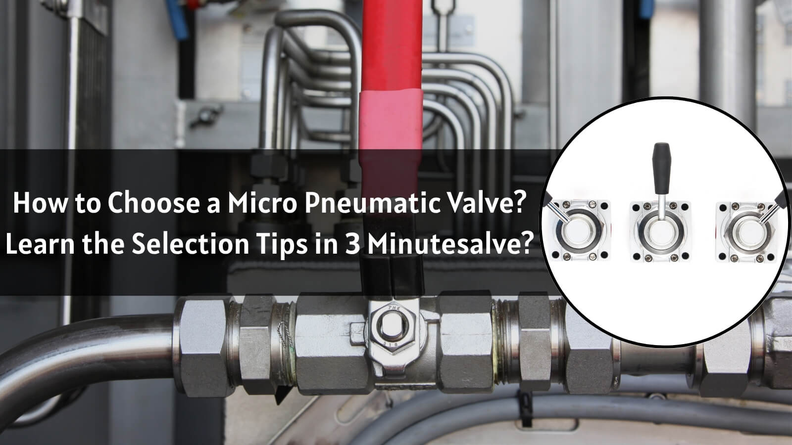 How to Choose a Micro Pneumatic Valve? Learn the Selection Tips in 3 ...